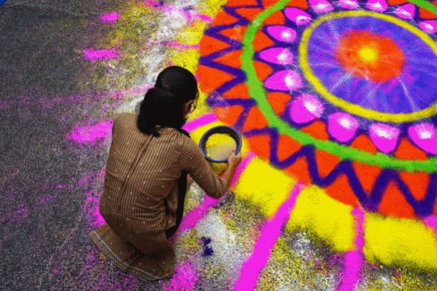 Makar Sankranti Rangoli Designs